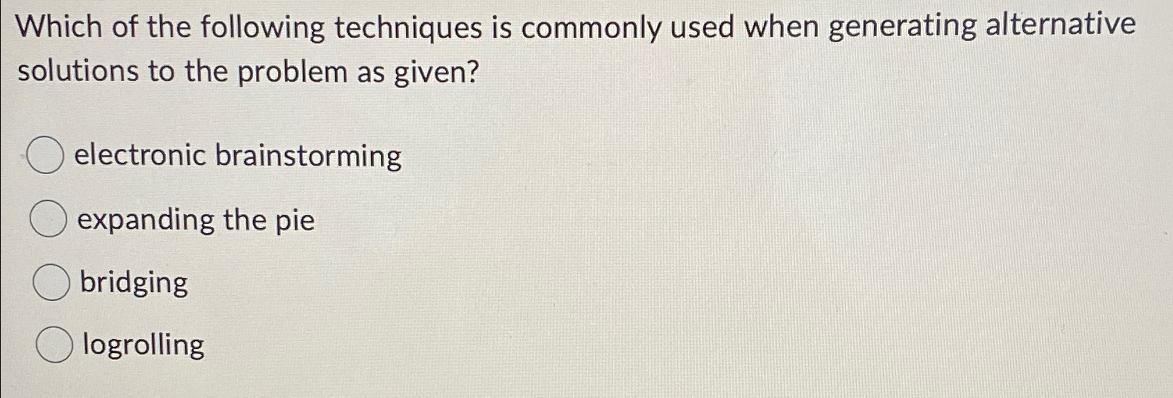 Solved Which of the following techniques is commonly used | Chegg.com
