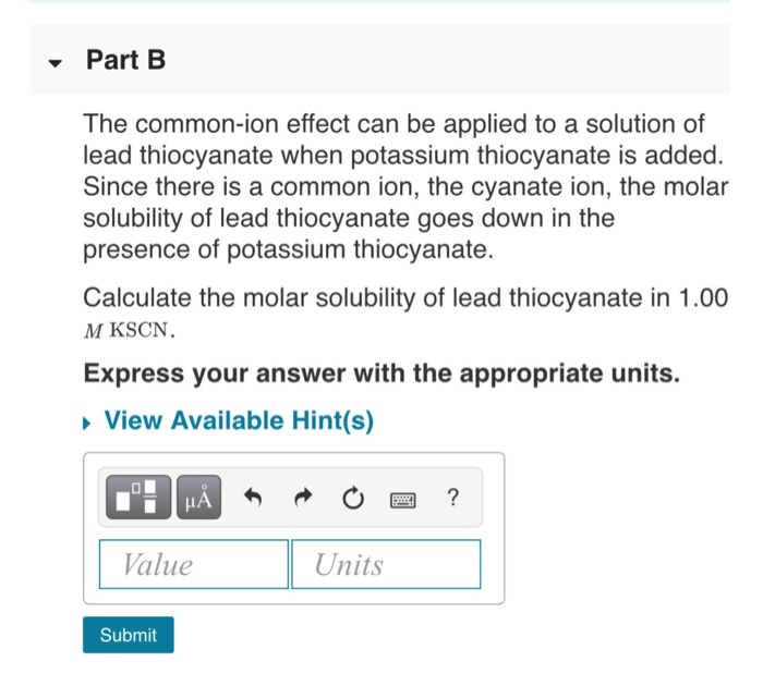 Solved Lead thiocyanate, Pb(SCN)2, has a Ksp value of 2.00 x | Chegg.com