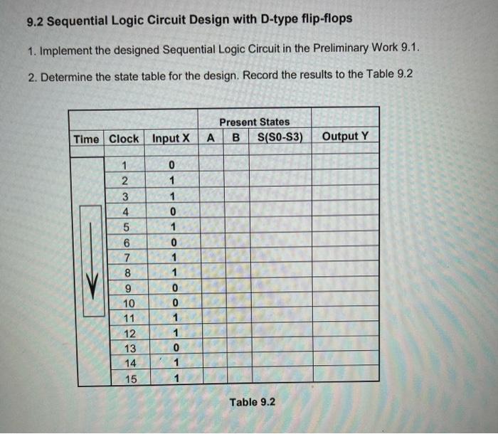 Solved Sequential Logic Circuit Design Any sequential logic | Chegg.com