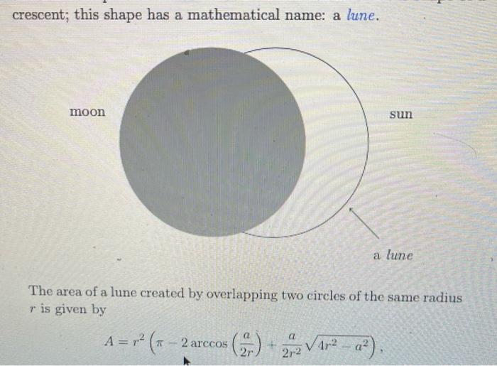 Solved On April 20 th 2023 there will be a solar eclipse | Chegg.com