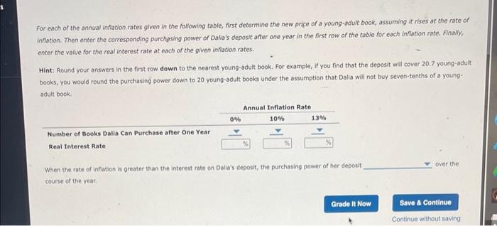 Solved 5. Interest, inflation, and purchasing power Suppose | Chegg.com