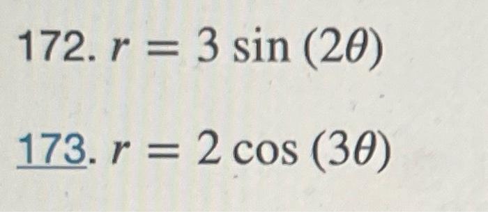 Solved please help sketch a graph of thr polar equation and | Chegg.com