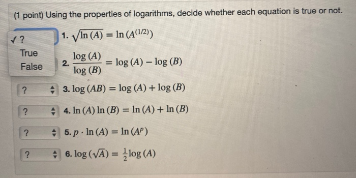 Solved (1 point) Rewrite the expression 3 log x - 4 log(x2 + | Chegg.com