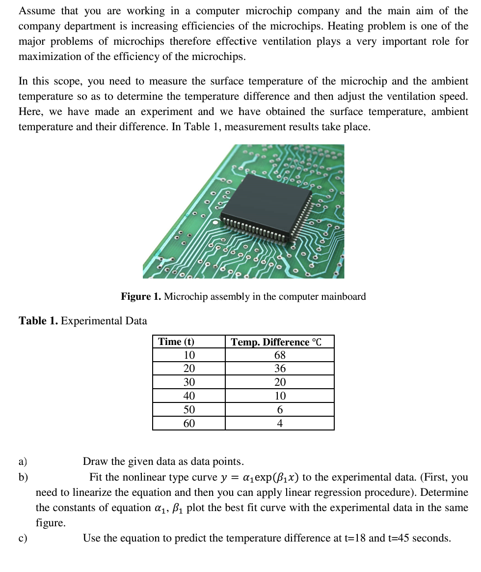 Solved Assume that you are working in a computer microchip | Chegg.com