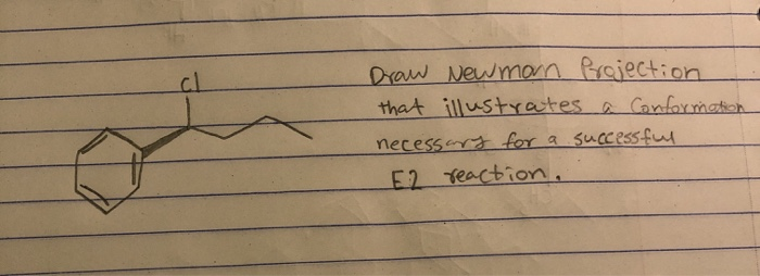 Solved cl Draw Newman Projection that illustrates a | Chegg.com