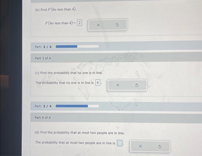 Solved Fifteen items or less: The number of customers in | Chegg.com