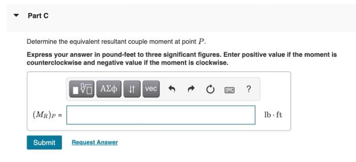 [Solved]: Replace the loading acting on the post by an equi