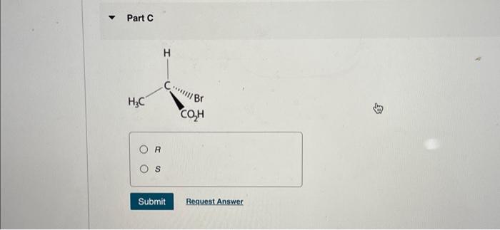 Solved Part A R s Submit Request Answer Part B A SPart C A S | Chegg.com