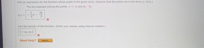 Solved Find an expression for the function whose graph the | Chegg.com