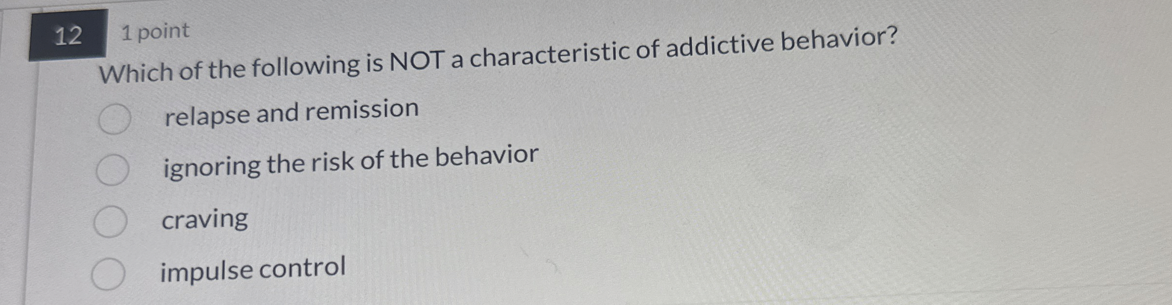 Solved 121 ﻿pointWhich of the following is NOT a | Chegg.com