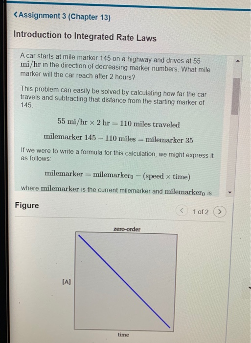 Solved zero-order time Part A ' the initial reactant | Chegg.com
