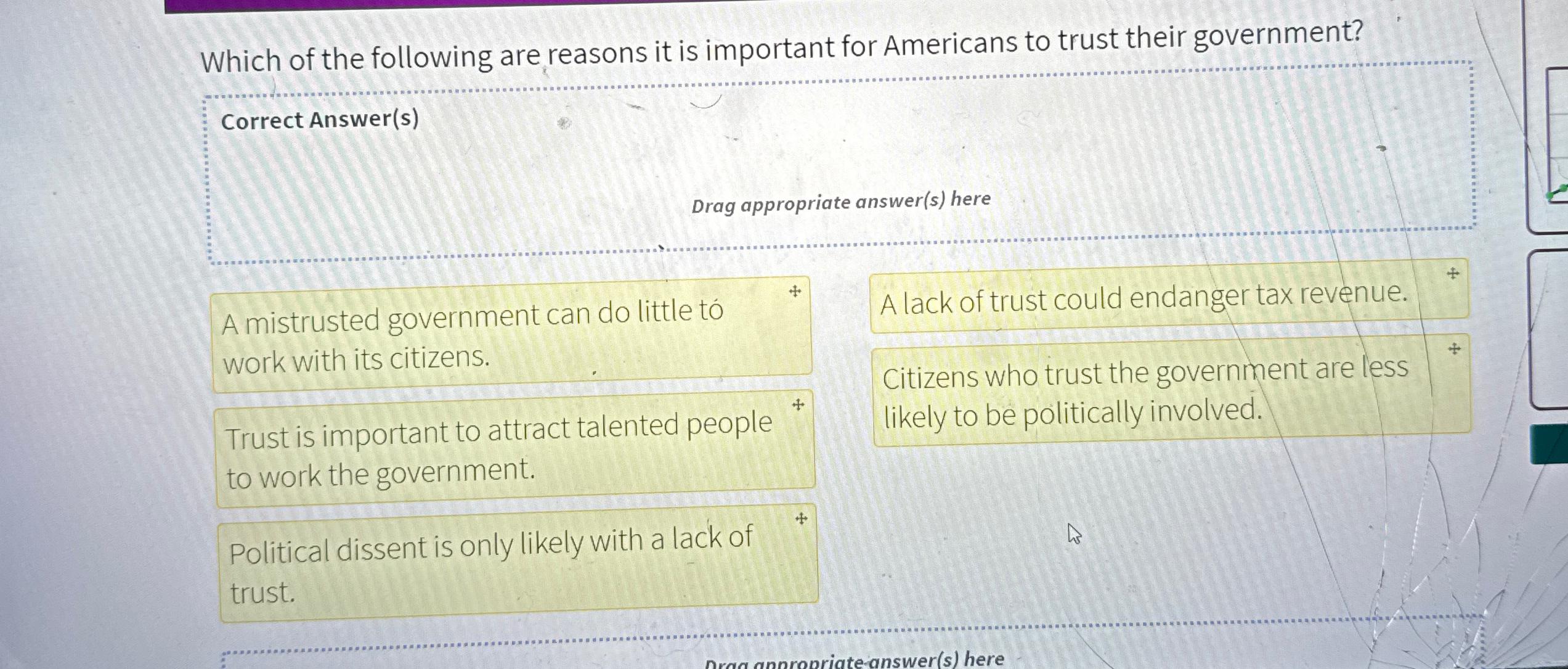 Solved Which of the following are reasons it is important | Chegg.com