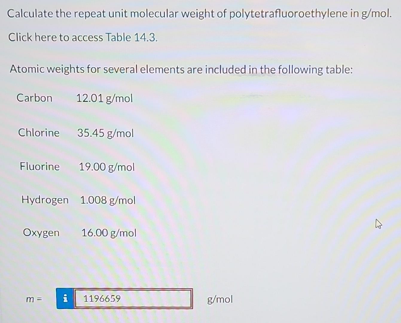 Solved For a linear polymer molecule, the total chain length | Chegg.com