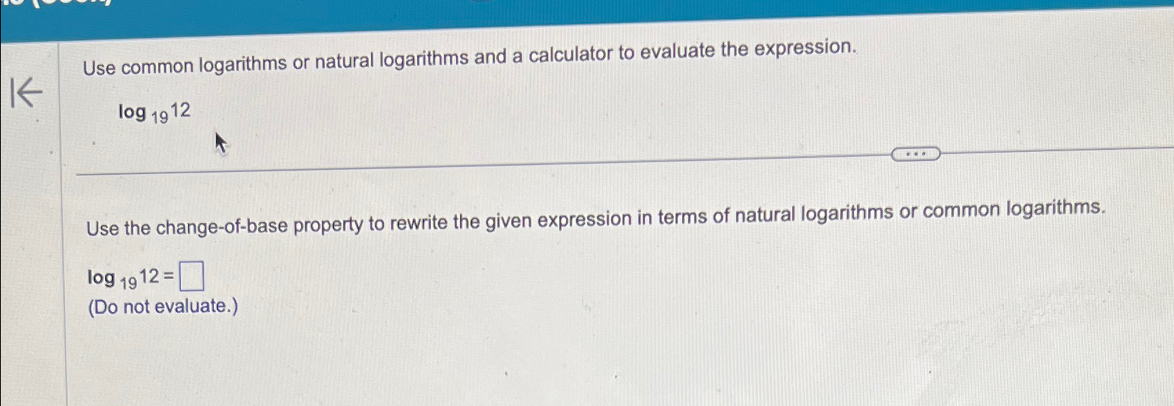 Solved Use common logarithms or natural logarithms and a | Chegg.com