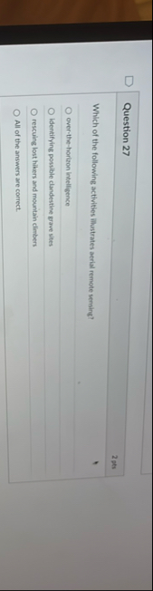Solved Question 272 ﻿ptsWhich of the following activities | Chegg.com