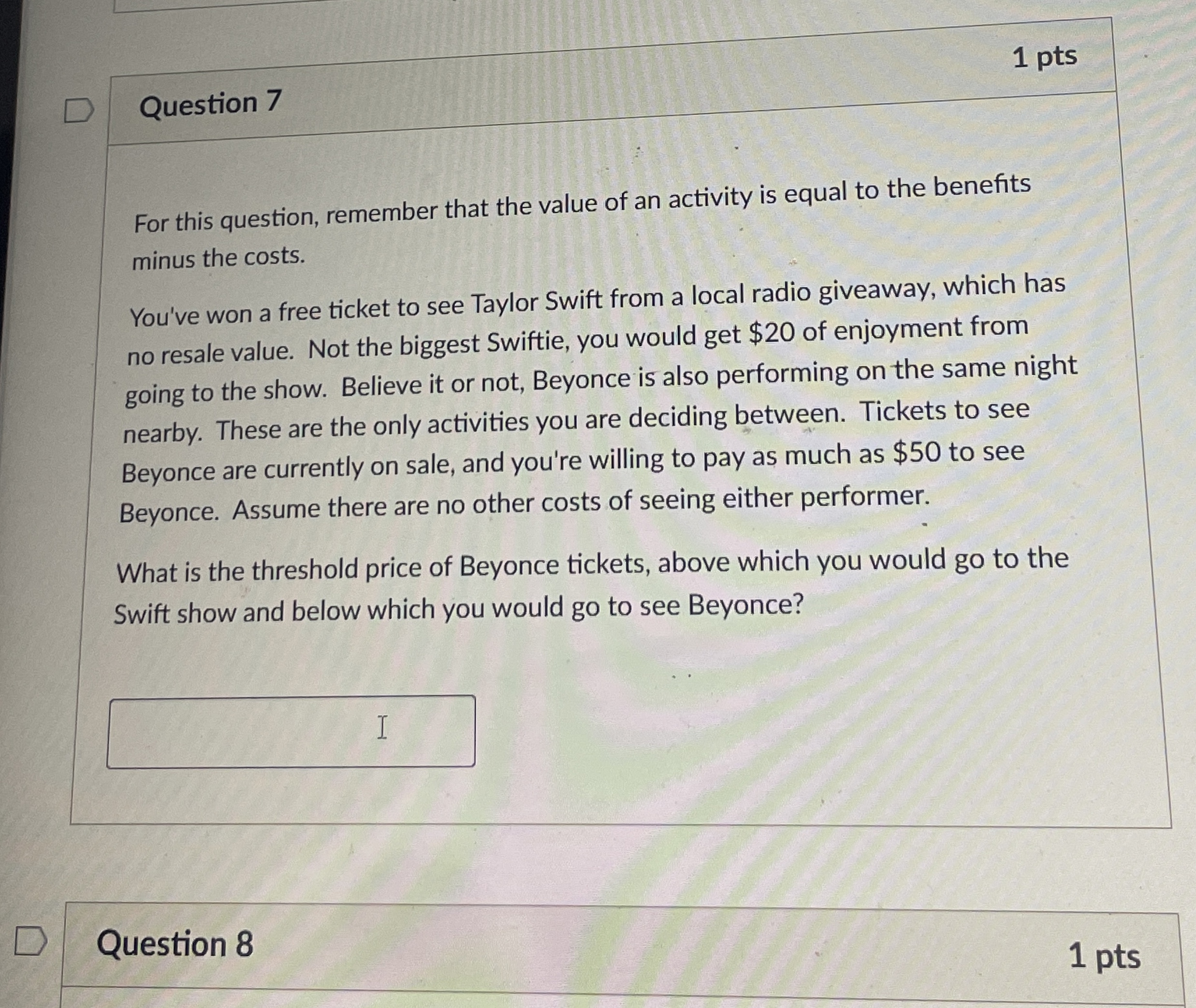 Solved Question 71 ﻿ptsFor this question, remember that the | Chegg.com