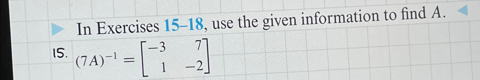 In Exercises 15-18, ﻿use the given information to | Chegg.com