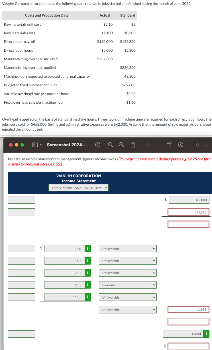 Solved Prepare an income statement for management. (Ignore | Chegg.com