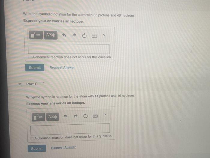 Solved Write the symbolic notation for the atom with 35 | Chegg.com