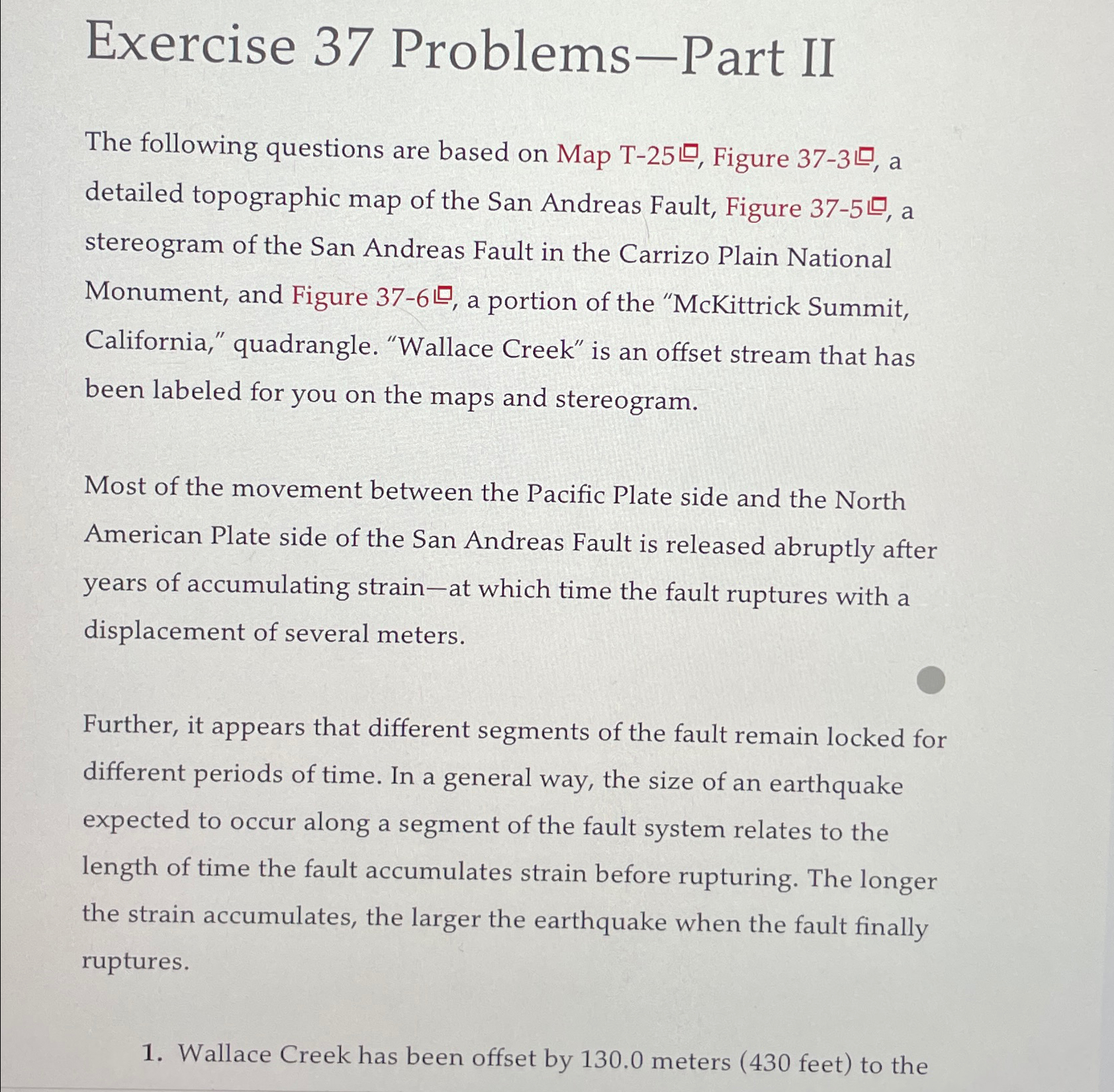 Solved Exercise 37 ﻿Problems-Part IIThe following questions | Chegg.com