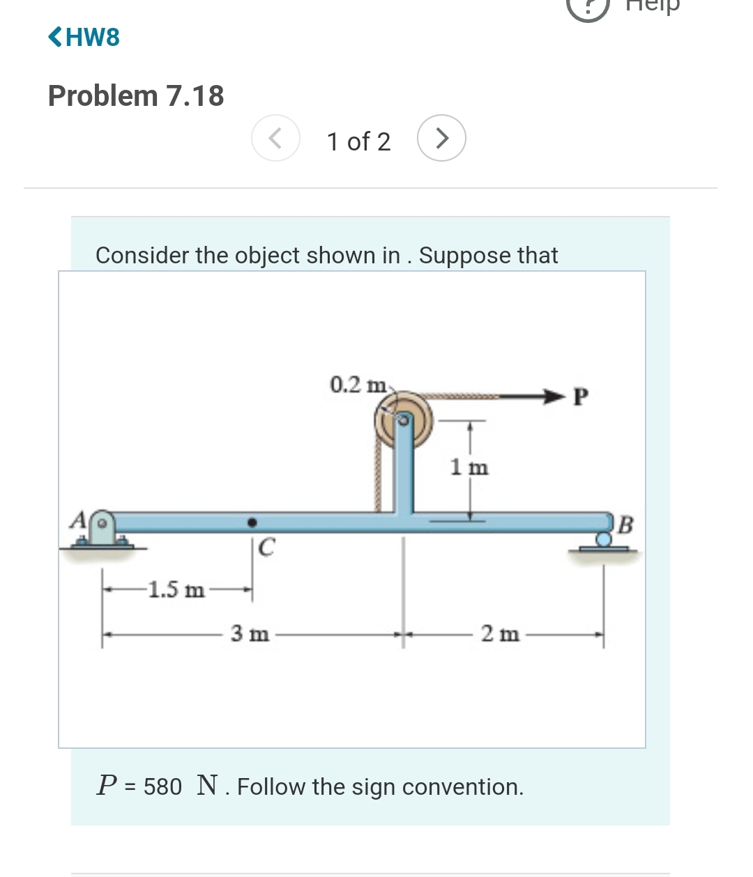 Solved Problem 7.181 ﻿of 2Consider the object shown in . | Chegg.com
