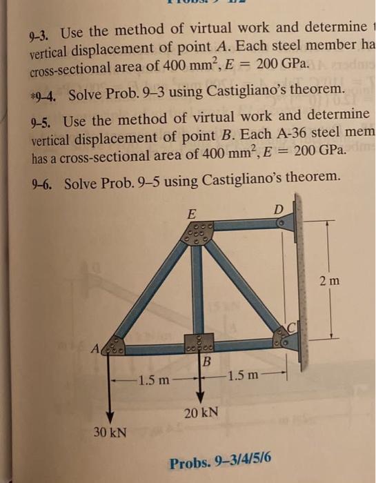 Solved 9-3. Use the method of virtual work and determine | Chegg.com