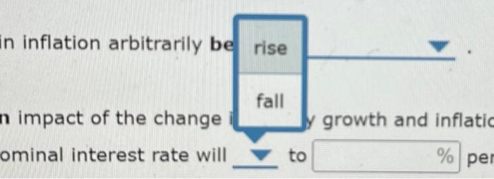 Solved Now suppose the Fed unexpectedly increases the growth | Chegg.com