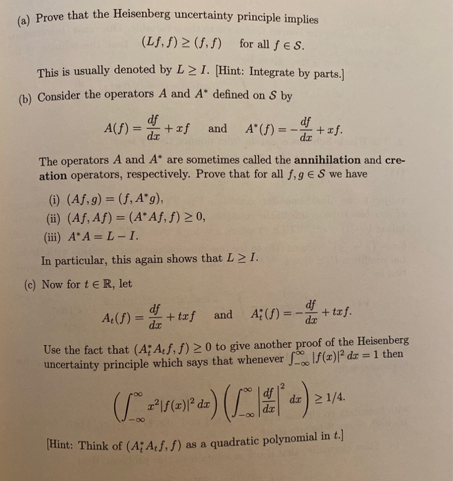 Uncertainty Principle Formula