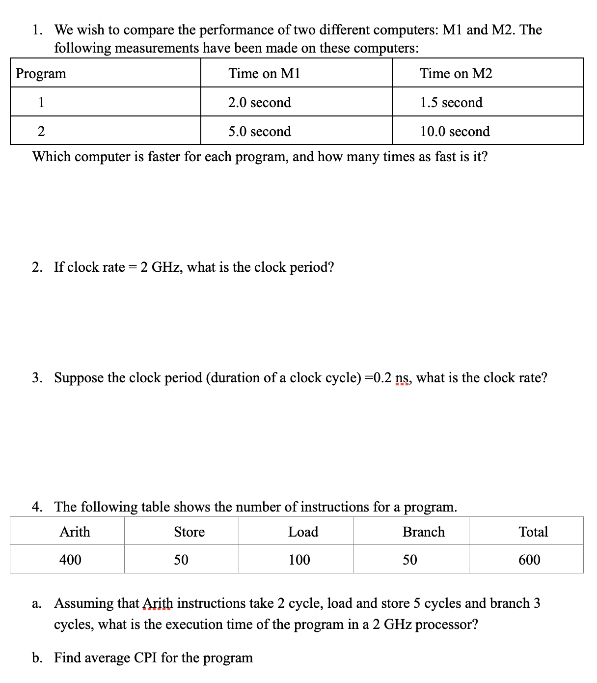 Solved We wish to compare the performance of two different | Chegg.com