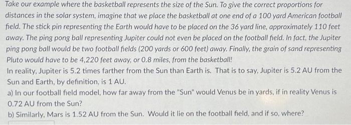 Solved Take our example where the basketball represents the | Chegg.com