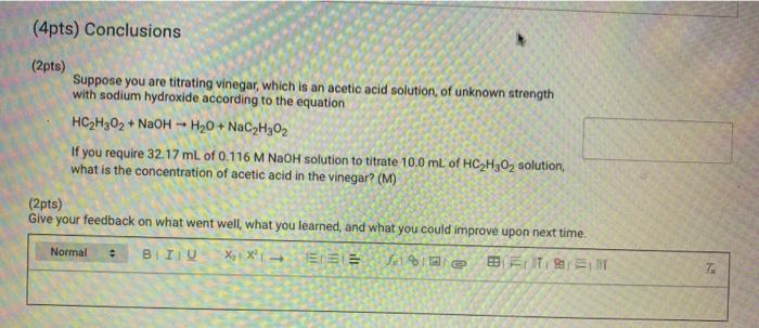 Solved Table view List view Titration volume measurements | Chegg.com
