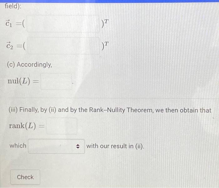Solved (Linear Maps). Consider the linear map from the | Chegg.com