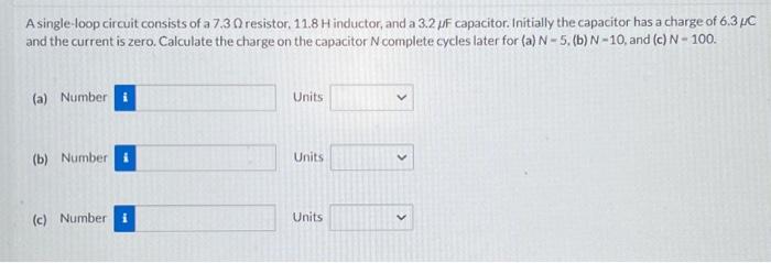 Solved A single-loop circuit consists of a 7.3Ω resistor, | Chegg.com