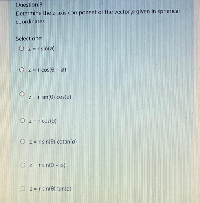 Solved Determine the x-axis component of the vector ρ given | Chegg.com