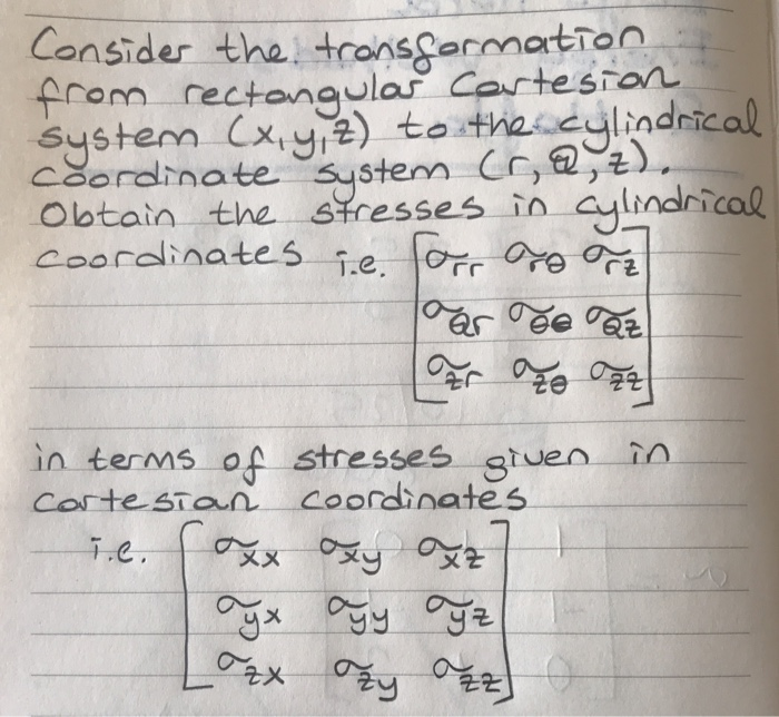 Solved Consider the transformation from rectangular | Chegg.com