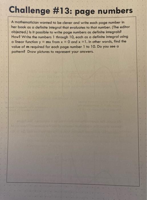 Solved A mathematician wanted to be clever and write each | Chegg.com