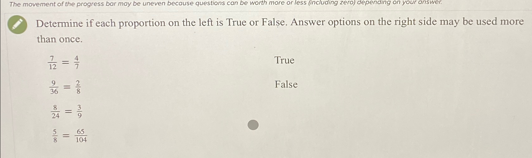 Solved The movement of the progress bar may be uneven | Chegg.com