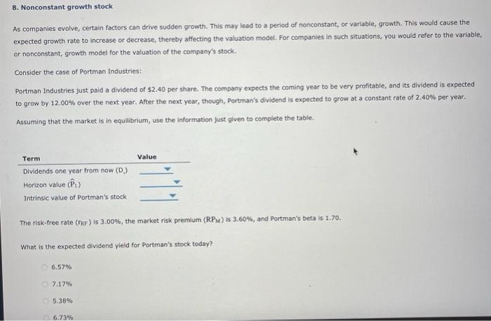 Solved As companies evolve, certain factors can drive sudden | Chegg.com