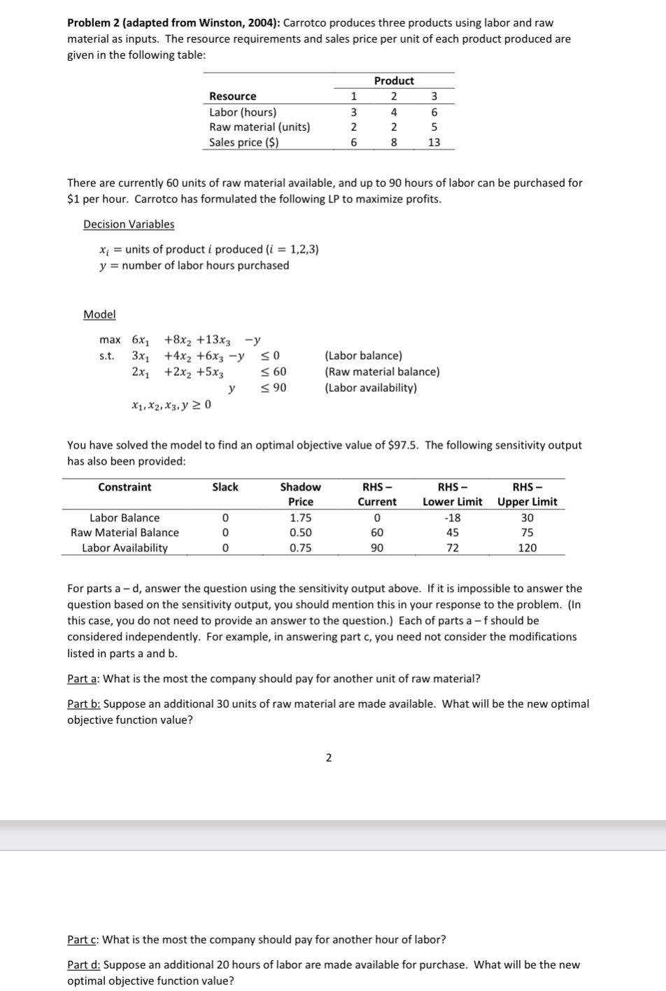 Solved Problem 1 Consider The Following