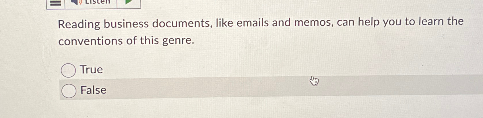 Solved Reading business documents, like emails and memos, | Chegg.com