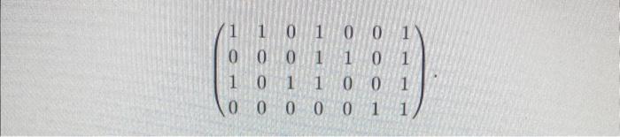Solved 813 Construct A 1 Error Correcting Code C∈f26 With 