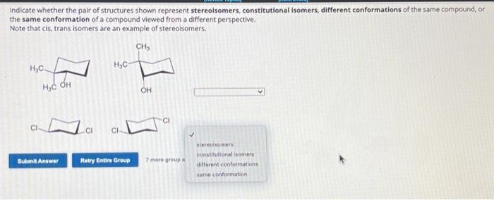Solved Indicate whether the pair of structures shown | Chegg.com