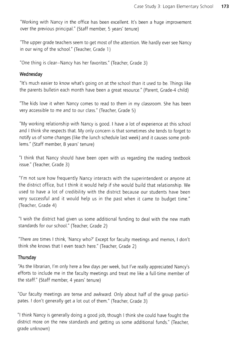 Case Study 3: Sorting Through the Data From Logan | Chegg.com