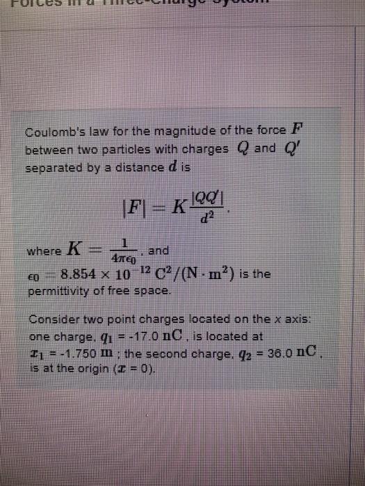 Solved Part A What is (Fnet 3), the x-component of the net | Chegg.com