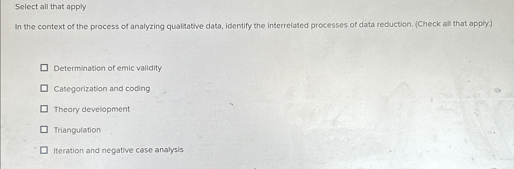 Solved Select all that applyIn the context of the process of | Chegg.com