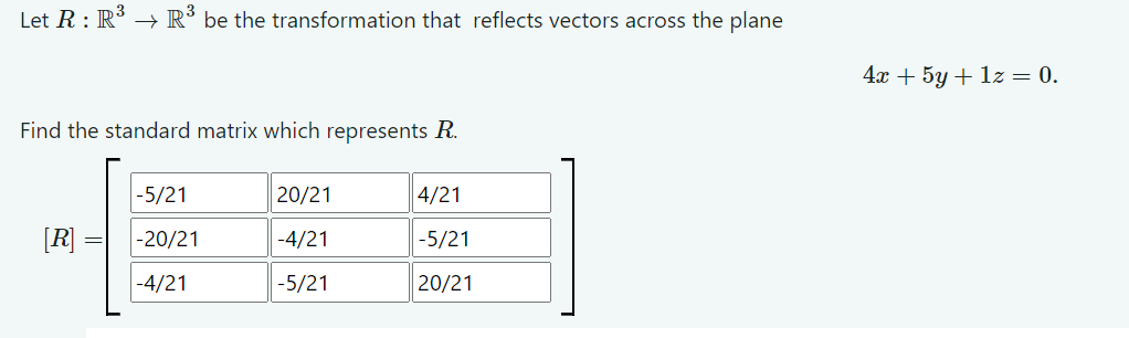 Solved Let R:R3->R3Let R:R3→R3 ﻿be the transformation that | Chegg.com