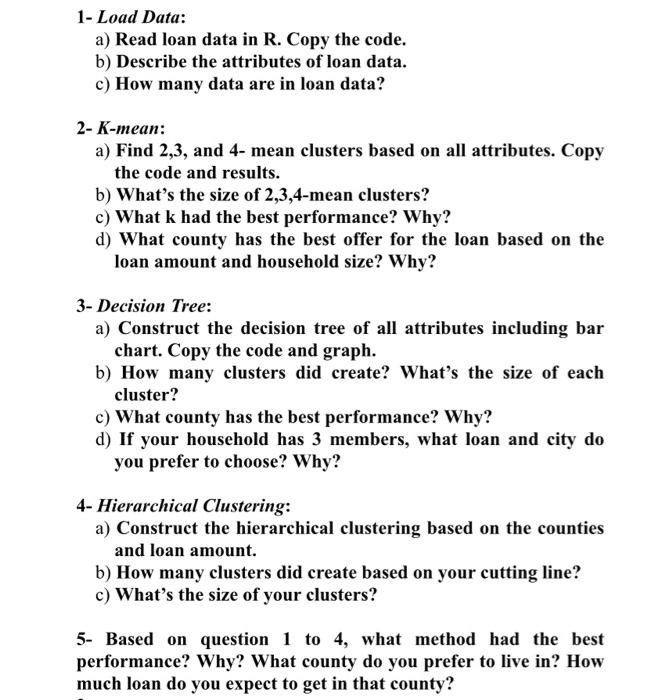 Solved Use R ProgrammingUse the dataset from image below | Chegg.com