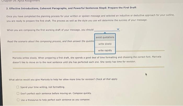 2. Effective Introductions, Coherent Paragraphs, and | Chegg.com