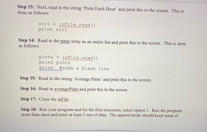 Solved Step 2: Document the first few lines of your program | Chegg.com