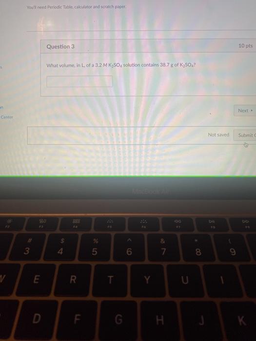 Solved You'll need Periodic Table, calculator and scratch | Chegg.com